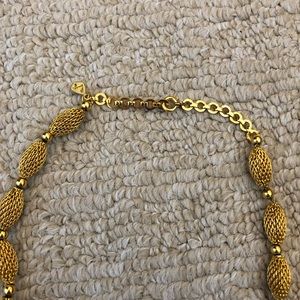 Biagi | Jewelry | Vintage Biagi Gold Mesh Bead Necklace | Poshmark